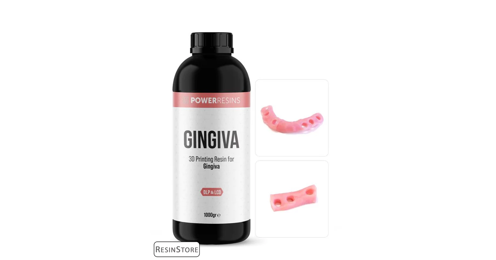 Power Resins Gingiva Resin - Puha és rugalmas fogászati modellekhez - 1 ...